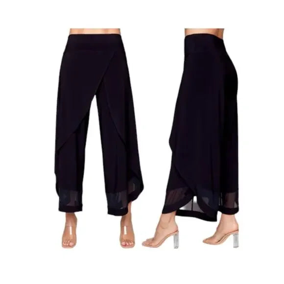 Tulip Leg Wrap front Pant – The Brownstone